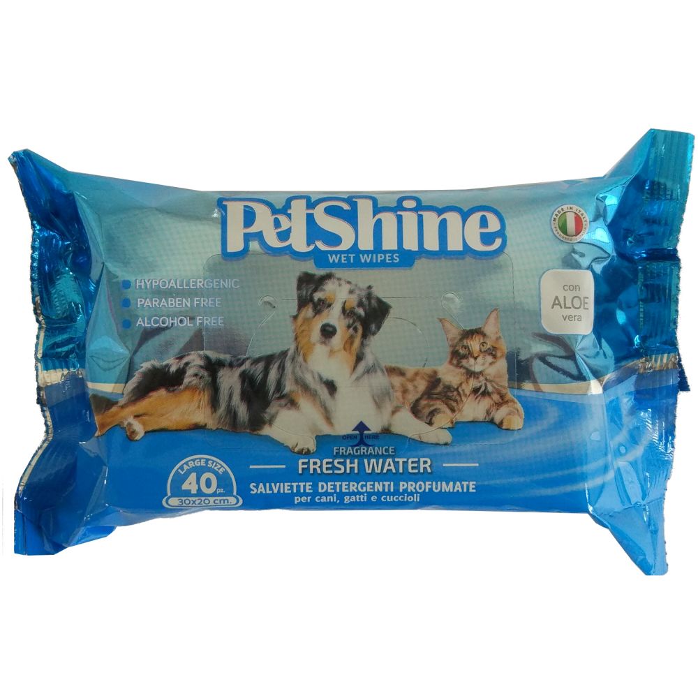 PETSHINE WIPES 40PCS - Glad Enterprises Ltd.