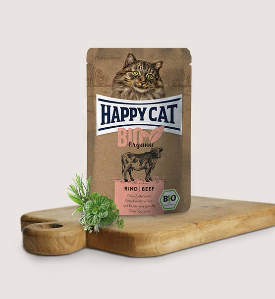 Happy Cat Bio Beef Pouch - Glad Enterprises Ltd.