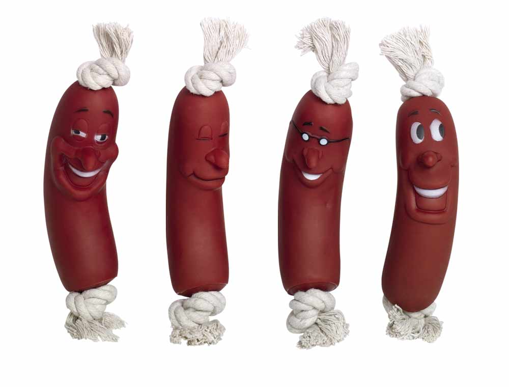 Dogs Toys Vinyl Sausages - Glad Enterprises Ltd.