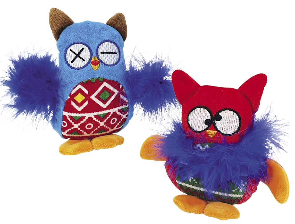 Cats Toys Plush Owl with Catnip - Glad Enterprises Ltd.