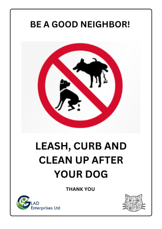 Be A Good Neighbor Outdoor SIGN - Glad Enterprises Ltd.